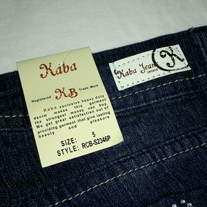 Kaba Jeans | Jeans | Kaba Jeans Dark Indigo Wash Denim W Rhinestones ...